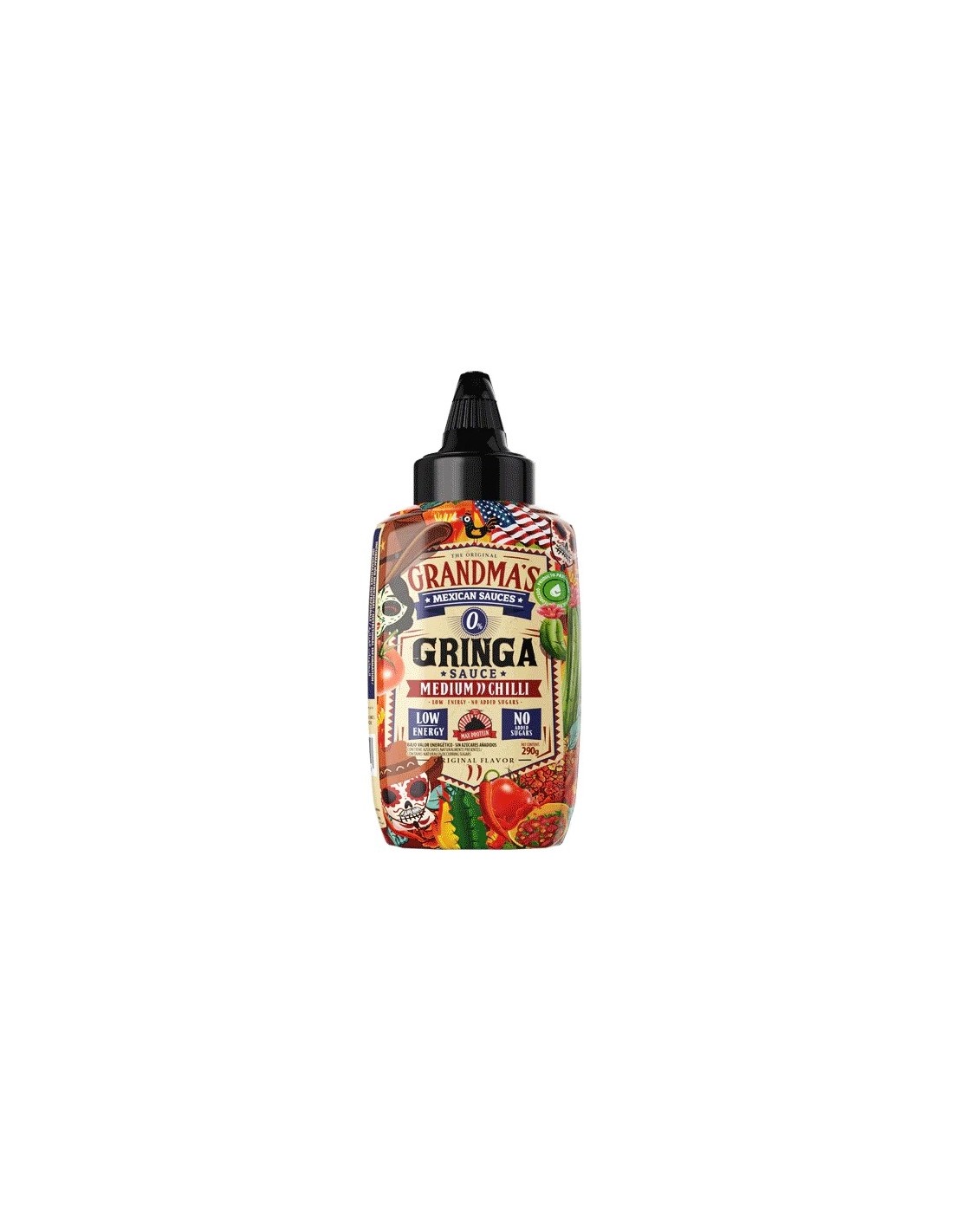 Salsa Mexicana Gringa Medium Chilli 290ML (Max Protein ...