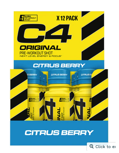 C4 Original Pre-workout Shot 60ML (Cellucor)